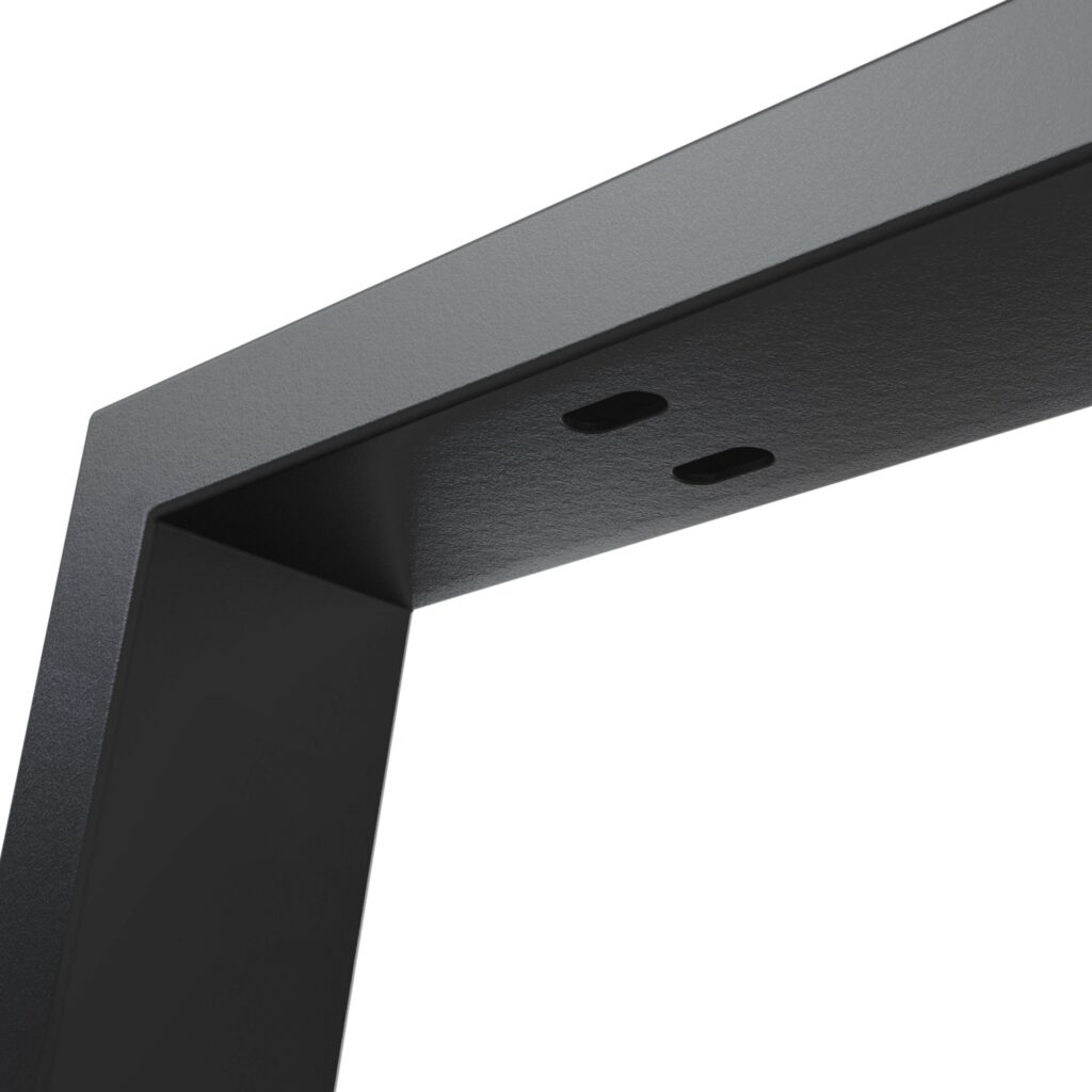 U-shaped metal table legs - set of 2 | Metal table leg