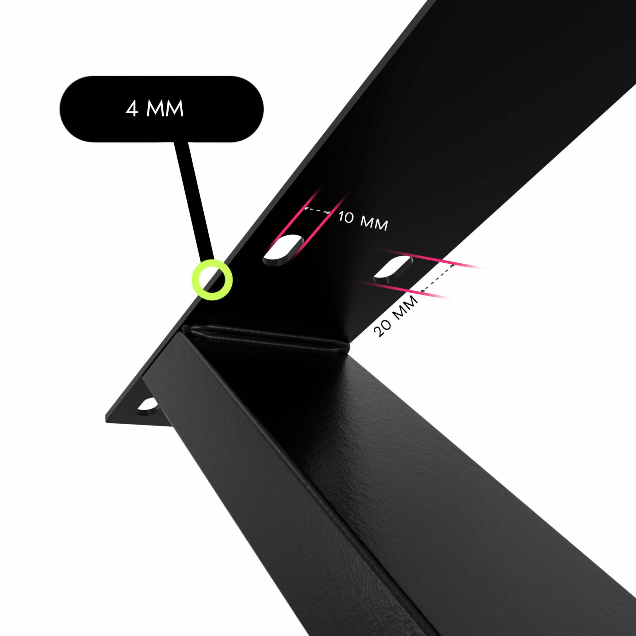 X-Frame Metal Table Legs - Industrial Style | Tischbein Metall