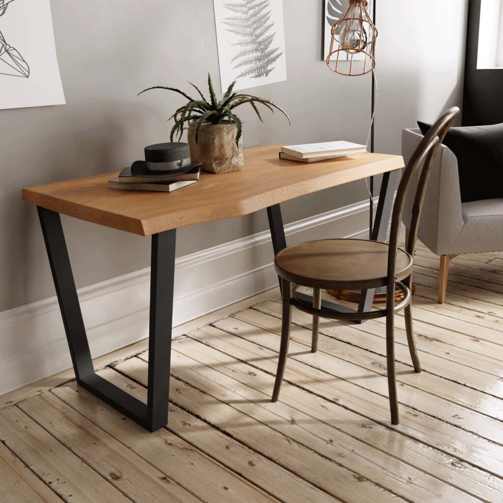 2-Piece Set of V-Shape Metal Table Legs
