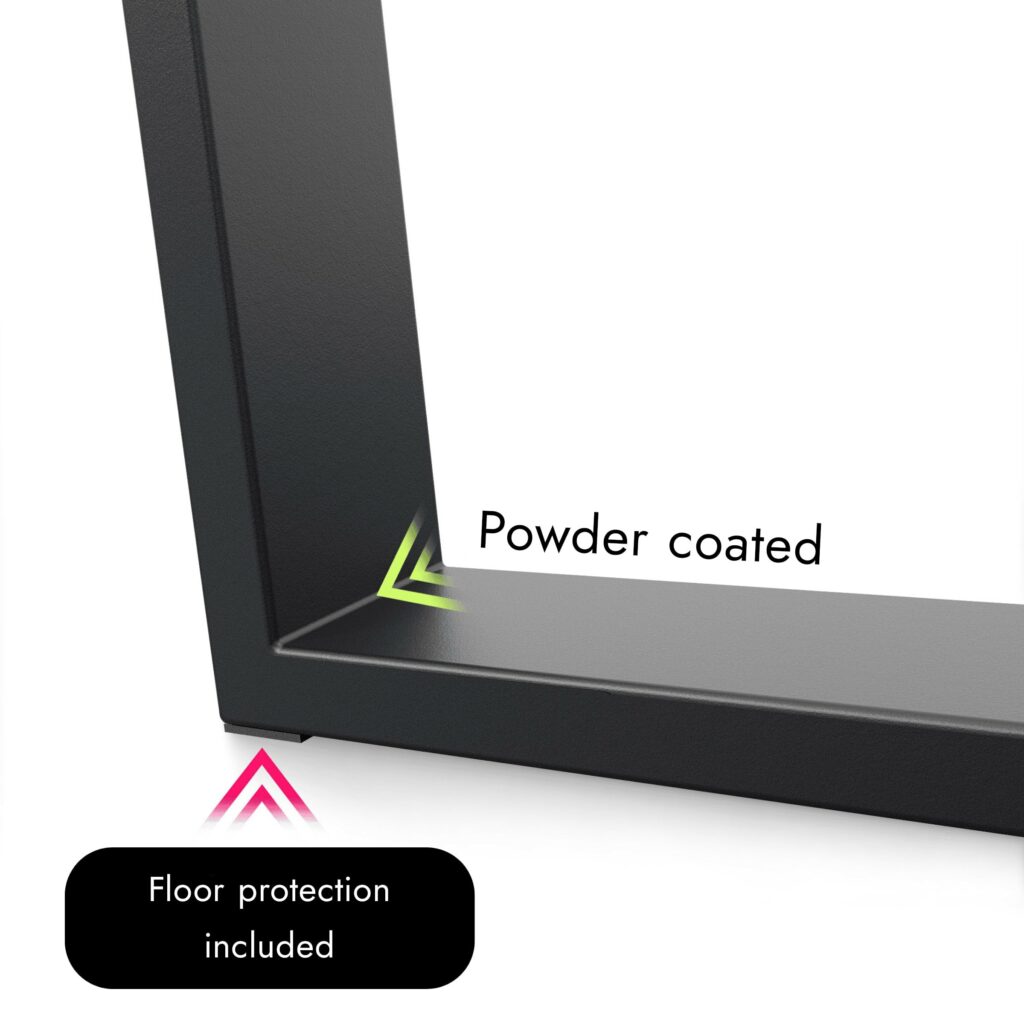 Rectangular Table Legs - Sturdy and Stylish | Tischbein Metall