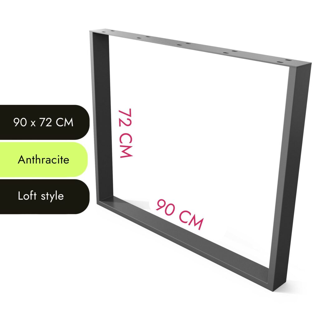 Rectangular Table Legs - Sturdy and Stylish | Tischbein Metall